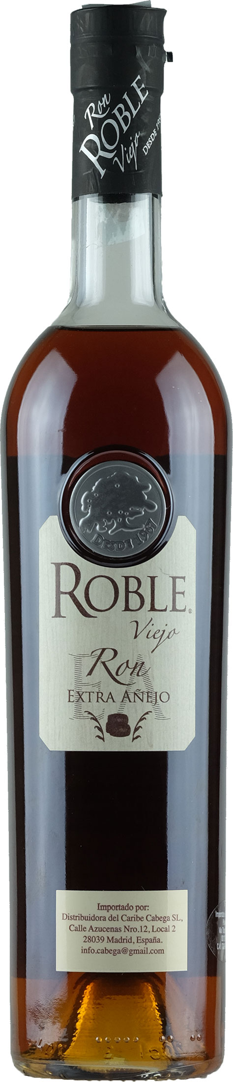 Ron: Roble Viejo Extra Añejo – Humo y Tabaco