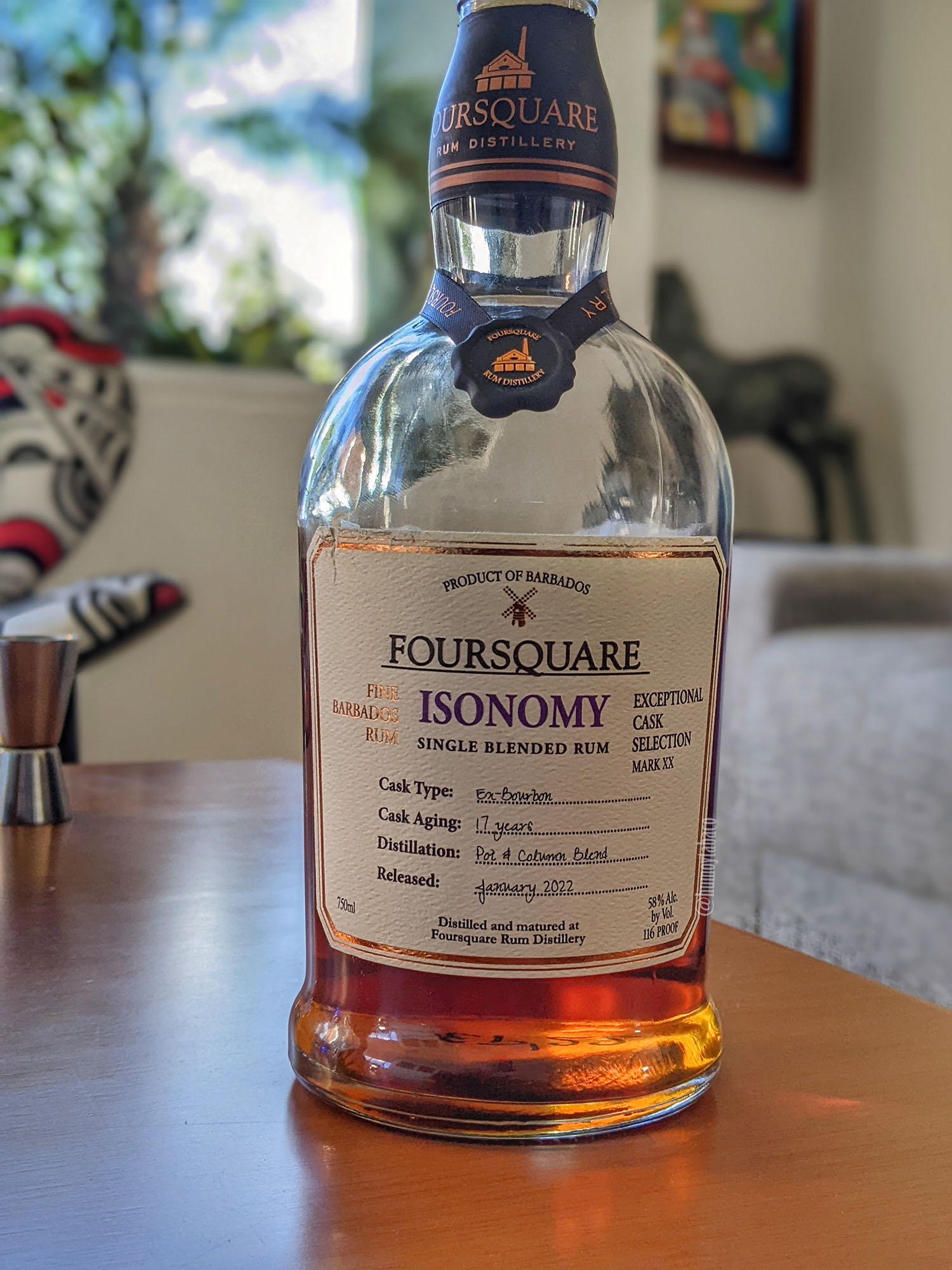 Ron: Foursquare Isonomy – Humo y Tabaco