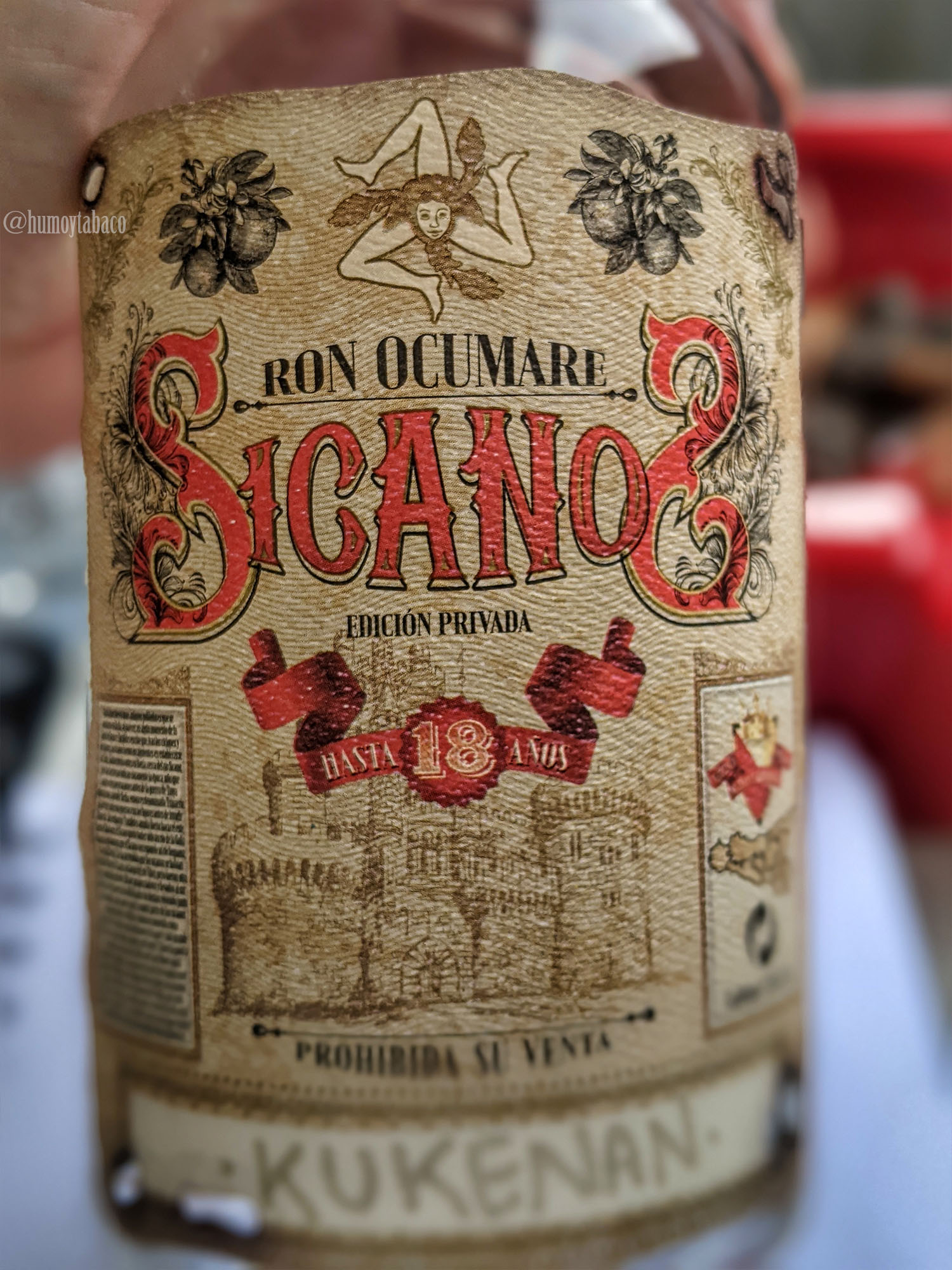 Ron: Ocumare Sicanos – Humo y Tabaco