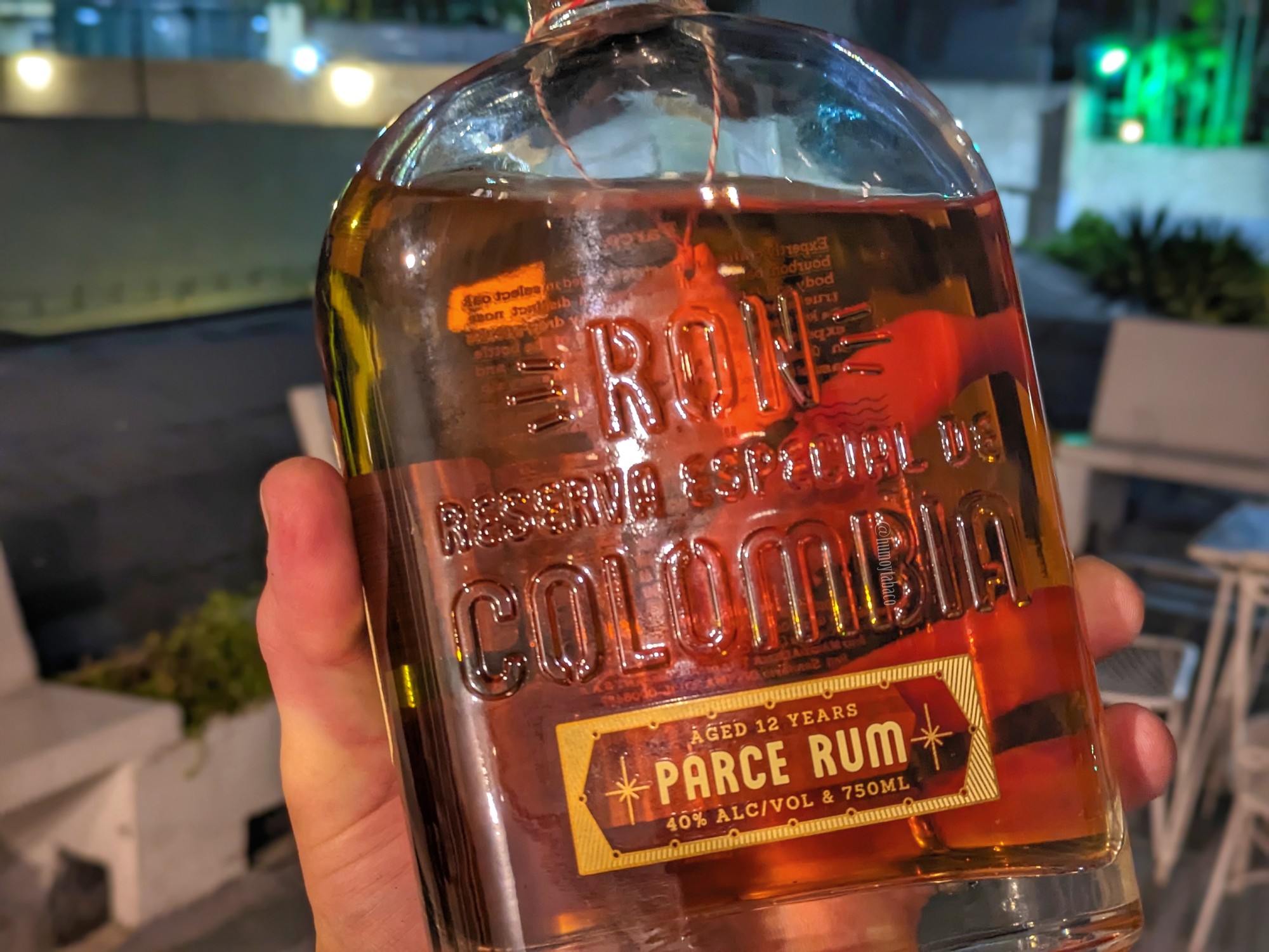 Ron: Parce 12 Años – Humo y Tabaco