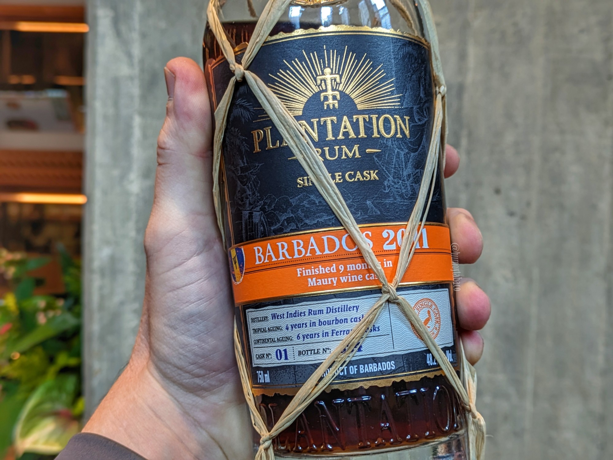 Ron: Plantation Barbados 2011 Single Cask – Humo y Tabaco
