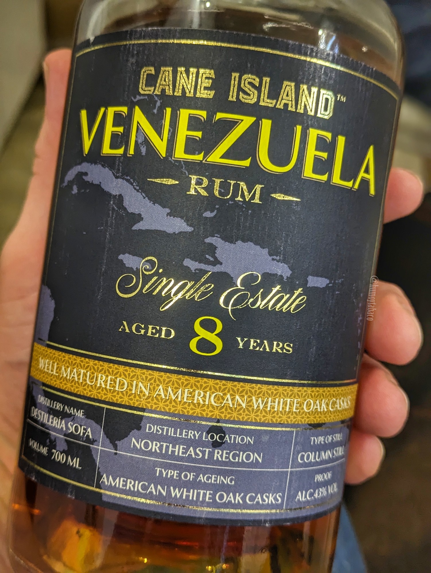 Ron: Cane Island Venezuela 8 year old – Humo y Tabaco