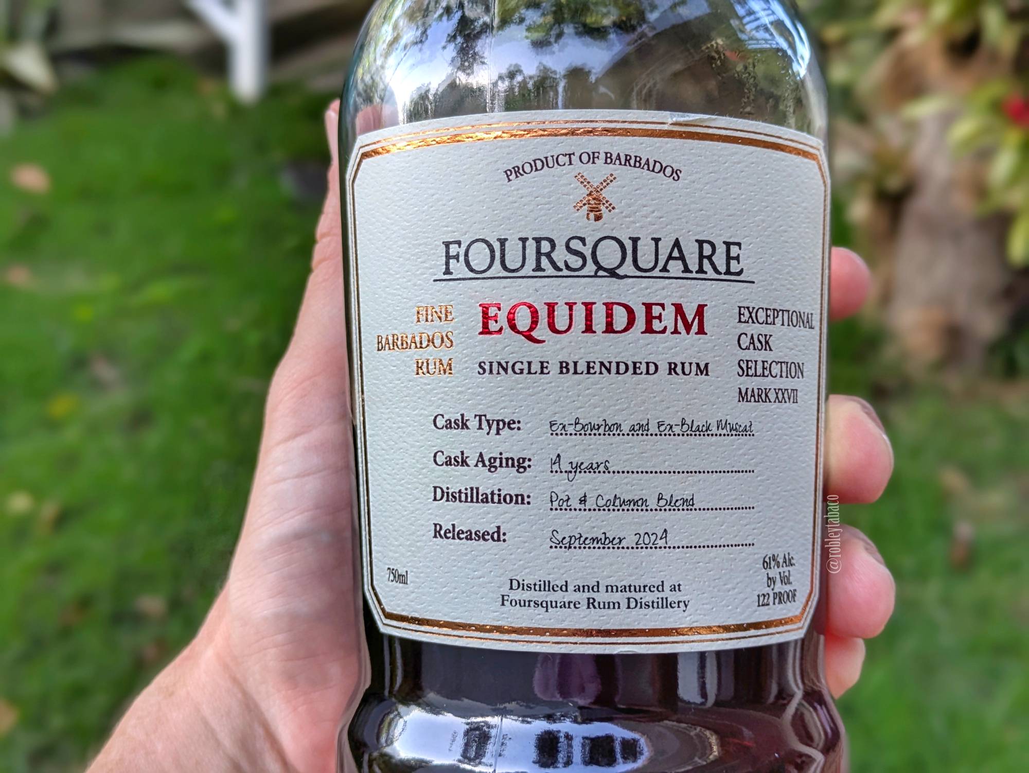 Ron: Foursquare Equidem – Humo y Tabaco