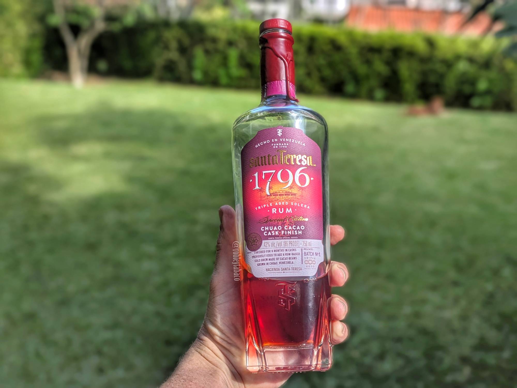 Ron: Santa Teresa 1796 Chuao Cacao Cask Finish – Humo y Tabaco