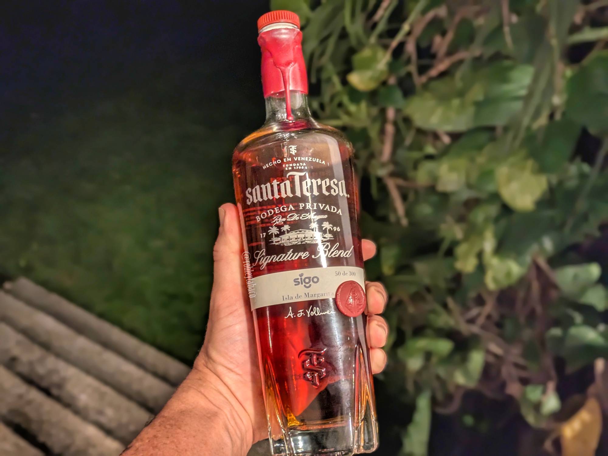 Ron: Santa Teresa Bodega Privada (nueva) y Signature Blend – Humo y Tabaco